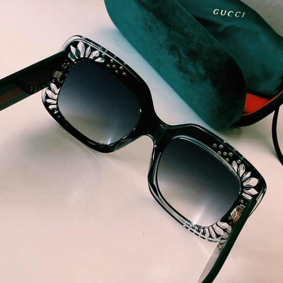 Gucci | Accessories | Authentic Gucci Rhinestone Glasses | Poshmark